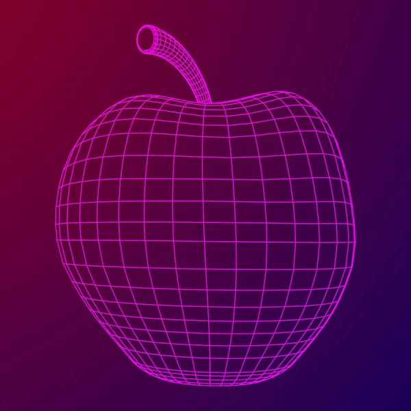 Vector Illustration Of Apple Stock Vector by ©newb1 191503968