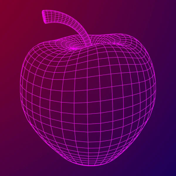 Vector Illustration Of Apple Stock Vector by ©newb1 191503968