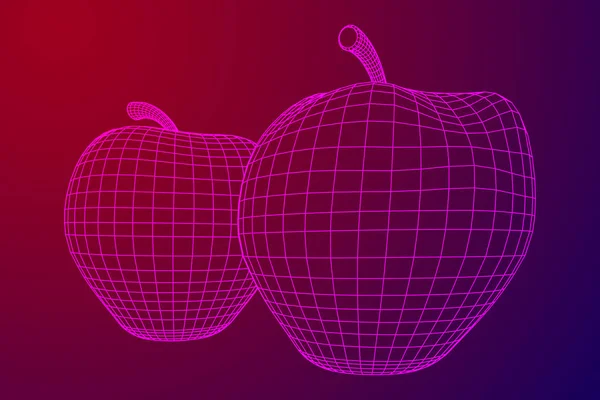 Vector Illustration Of Apple Stock Vector by ©newb1 191503968