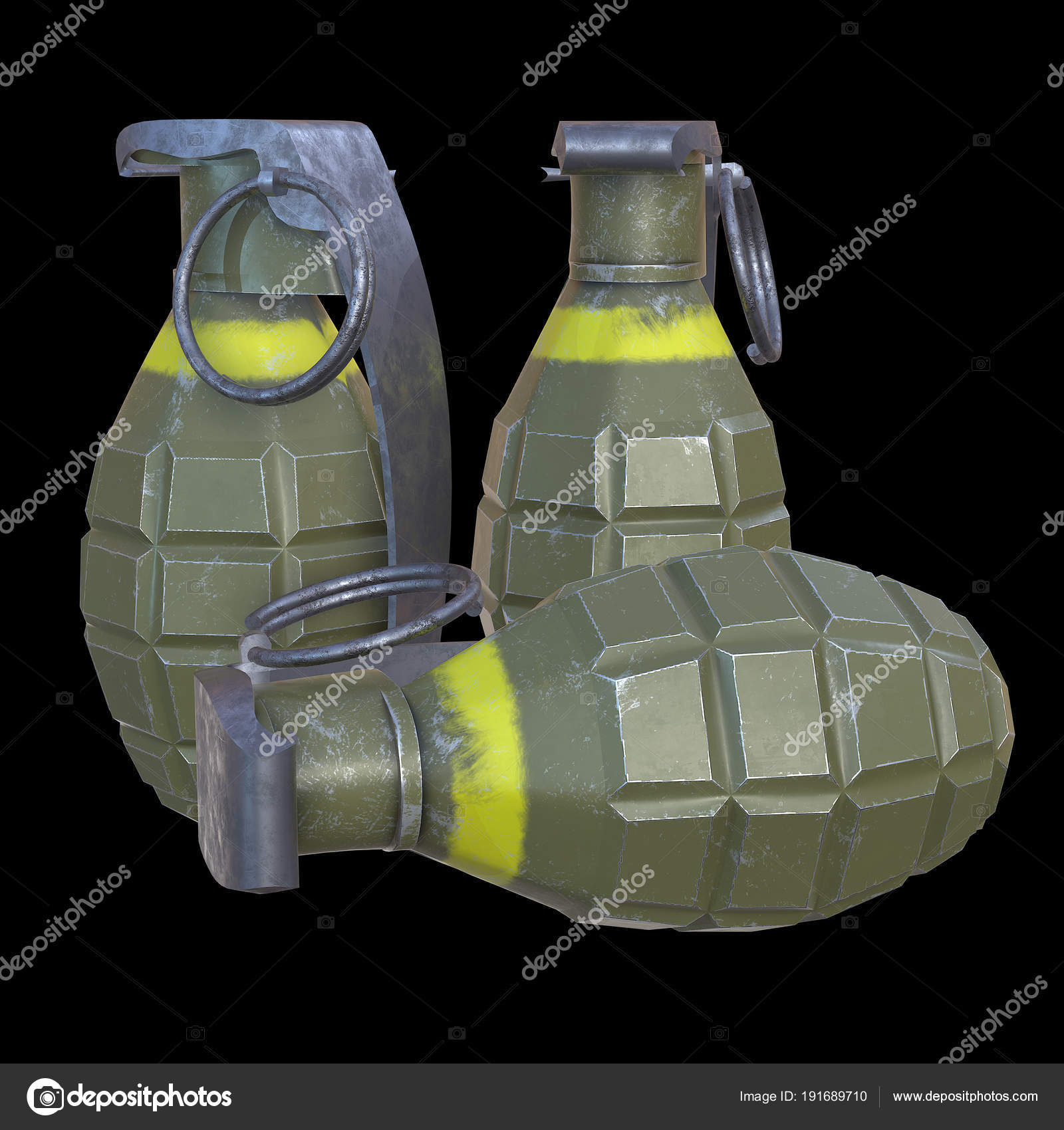 Hand bomb on black background — Stock Photo © newb1 #191689710