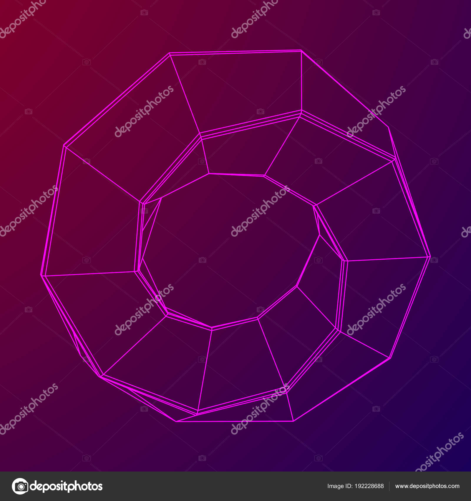 Mobius strip ring sacred geometry Stock Vector Image by ©newb1 #192228688
