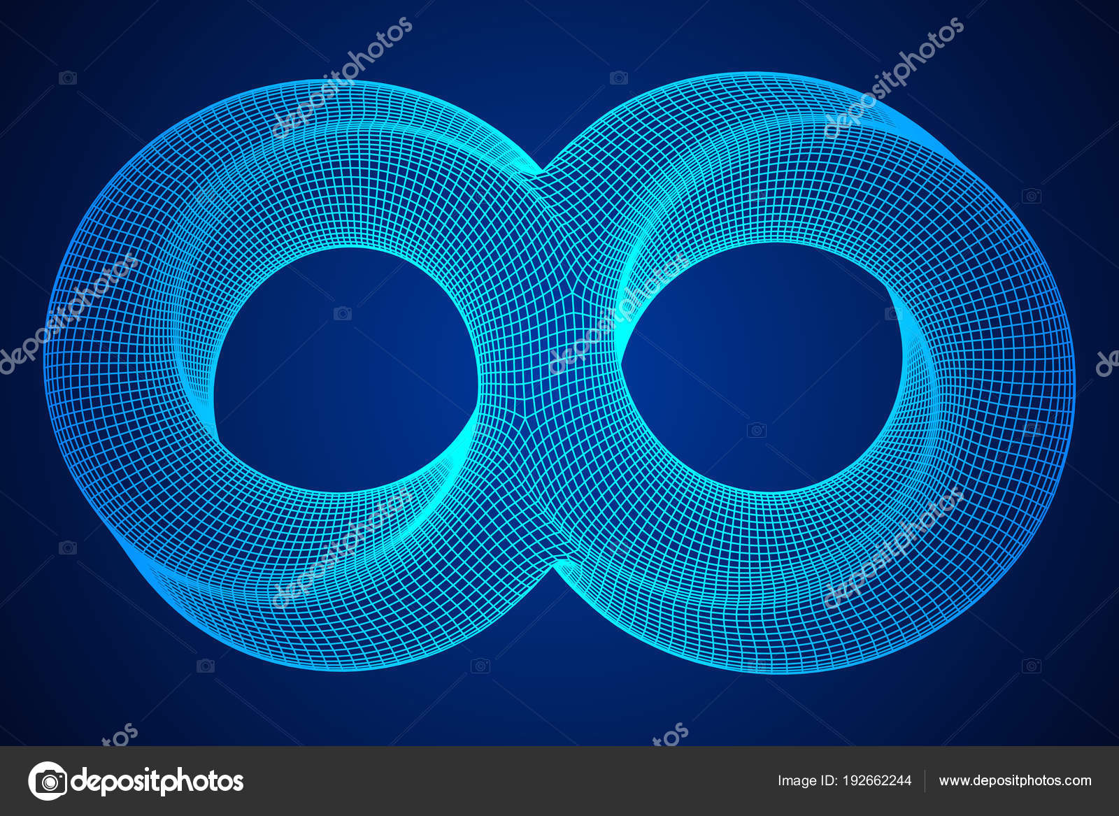 Mobius strip ring infinity sacred geometry Stock Vector by ©newb1 192662244