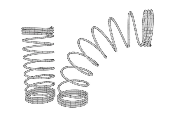 Helical spring Vector Art Stock Images | Depositphotos