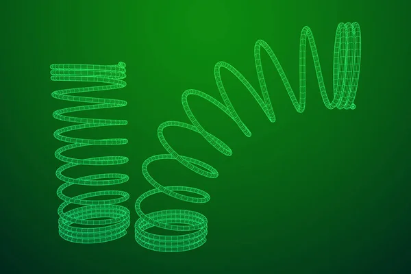 Helical spring Vector Art Stock Images | Depositphotos