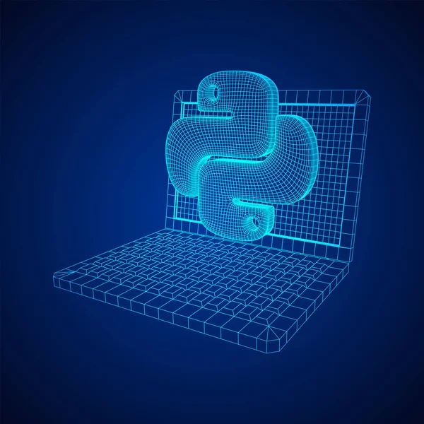 Python Code Language Sign Stock Vector Image By ©newb1 328650790