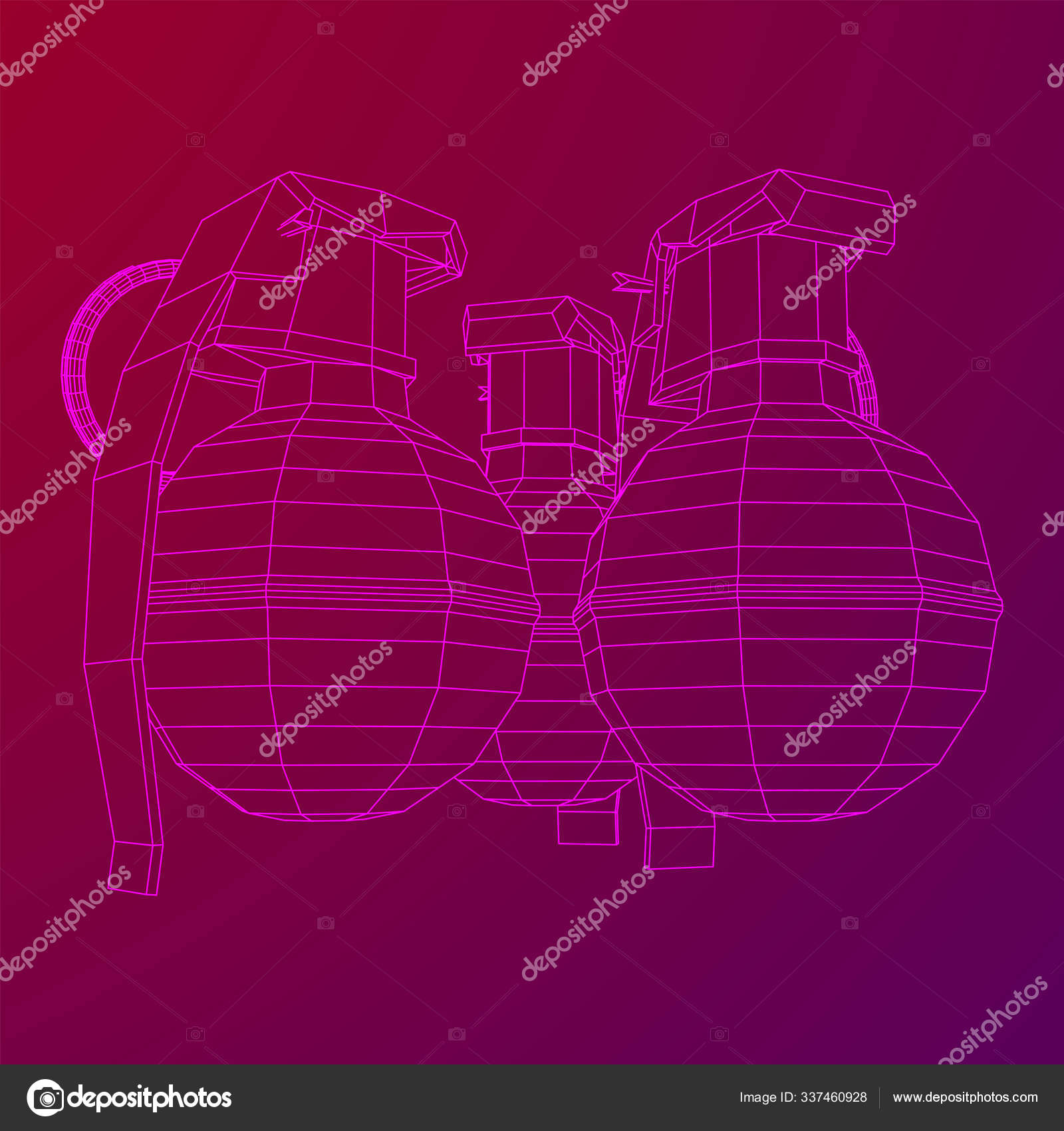 Vector hand bomb Stock Vector by ©newb1 337460928
