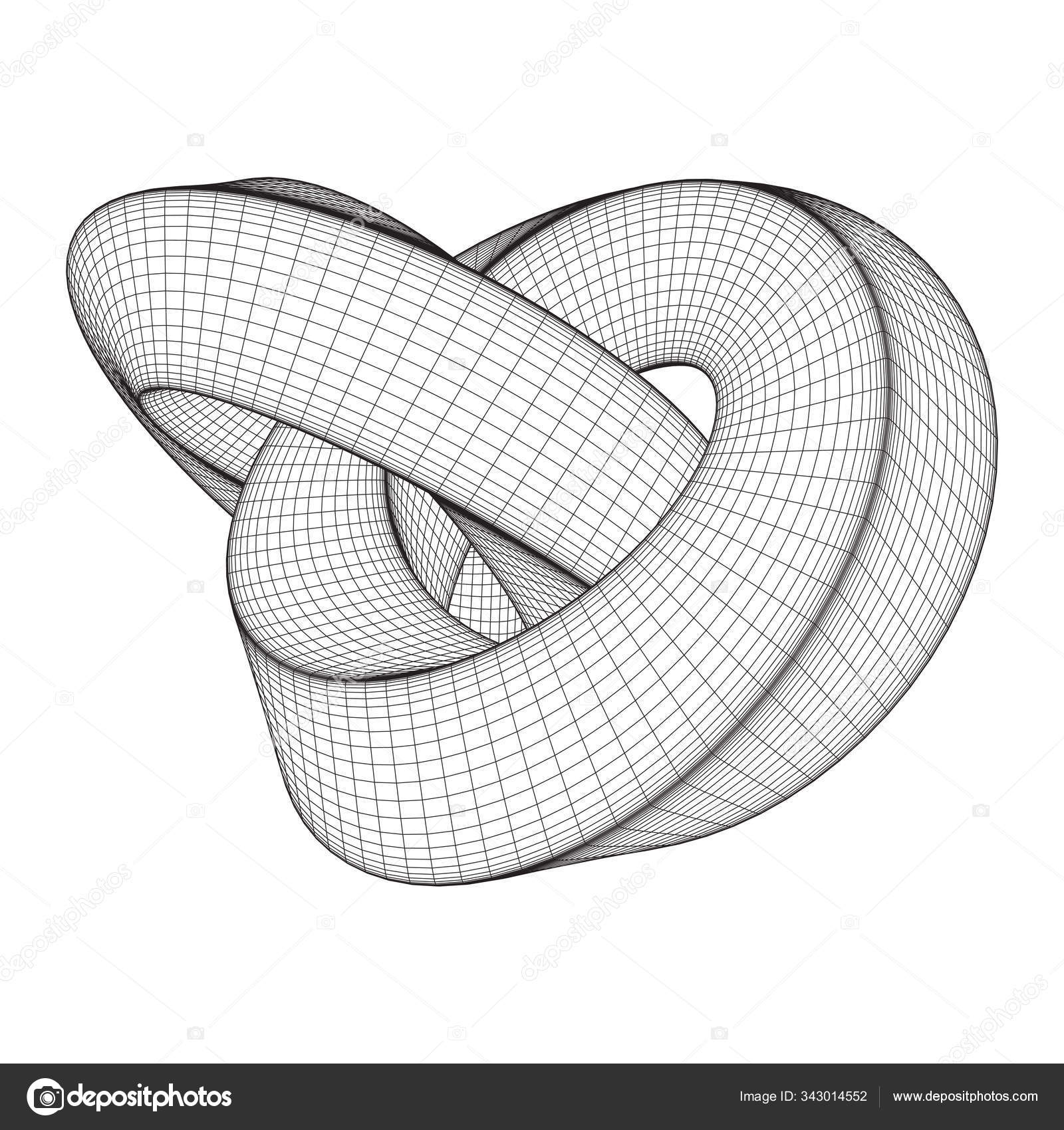 Mobius strip ring knot sacred geometry Stock Vector Image by ©newb1 ...