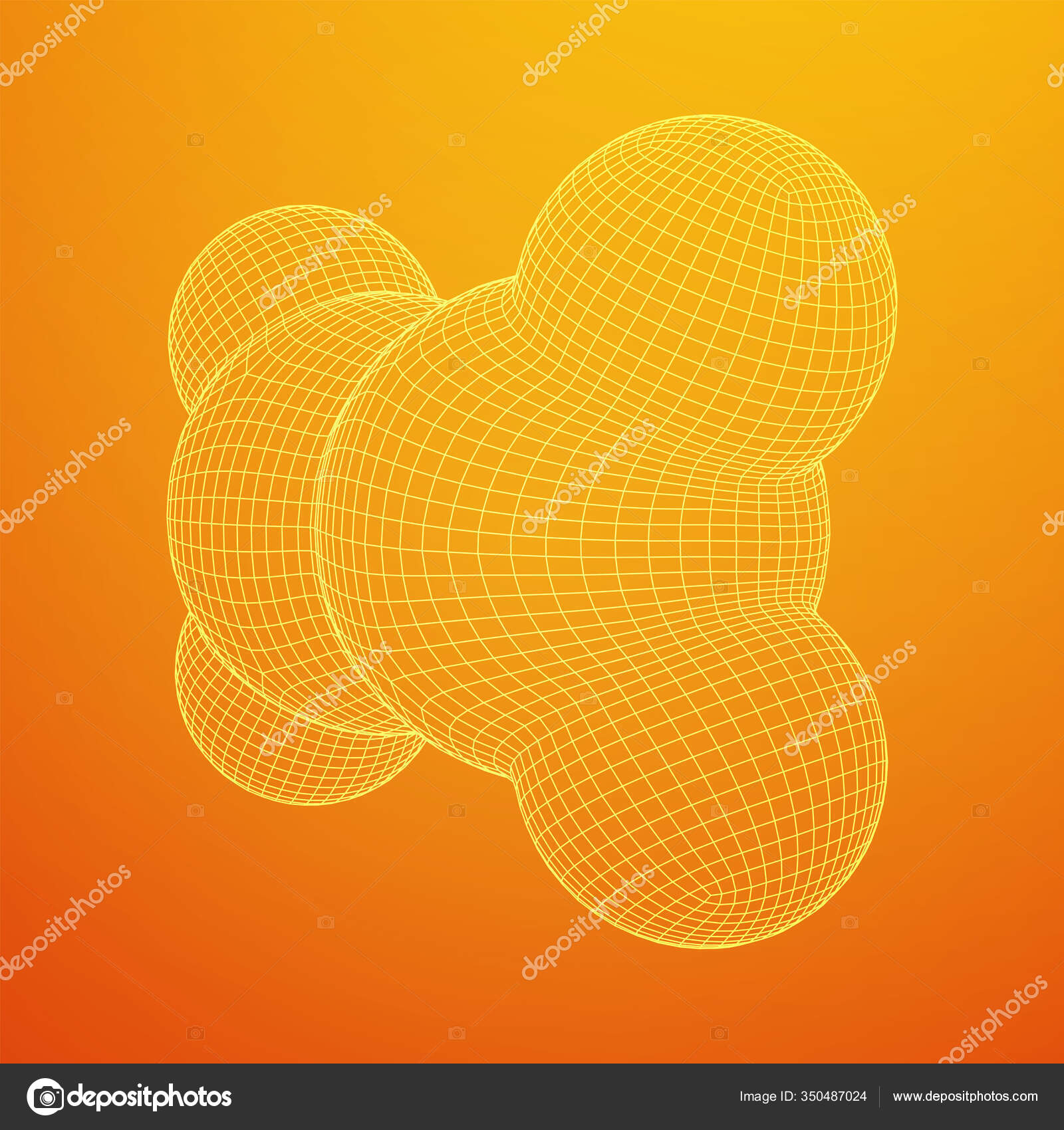 Ethylene ethene molecule. Stock Vector by ©newb1 350487024