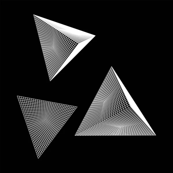 Pyramid molecular grid technology style. Stock Vector Image by ©newb1 ...