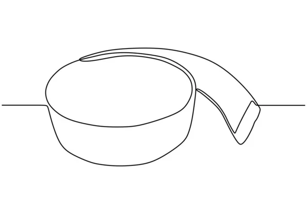 Continuous one line drawing of barbell or dumbbell Stock Vector Image ...