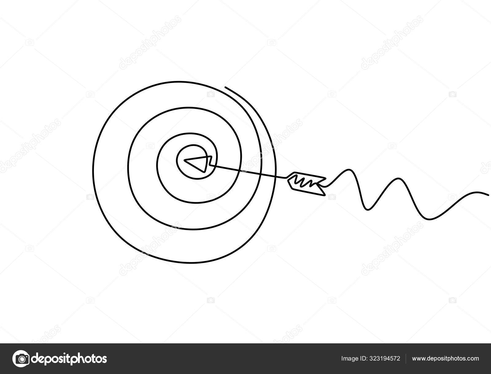Archery Target Drawing