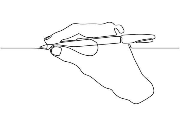 Continuous One Line Drawing Hand Painting Canvas Paper Water Color ...