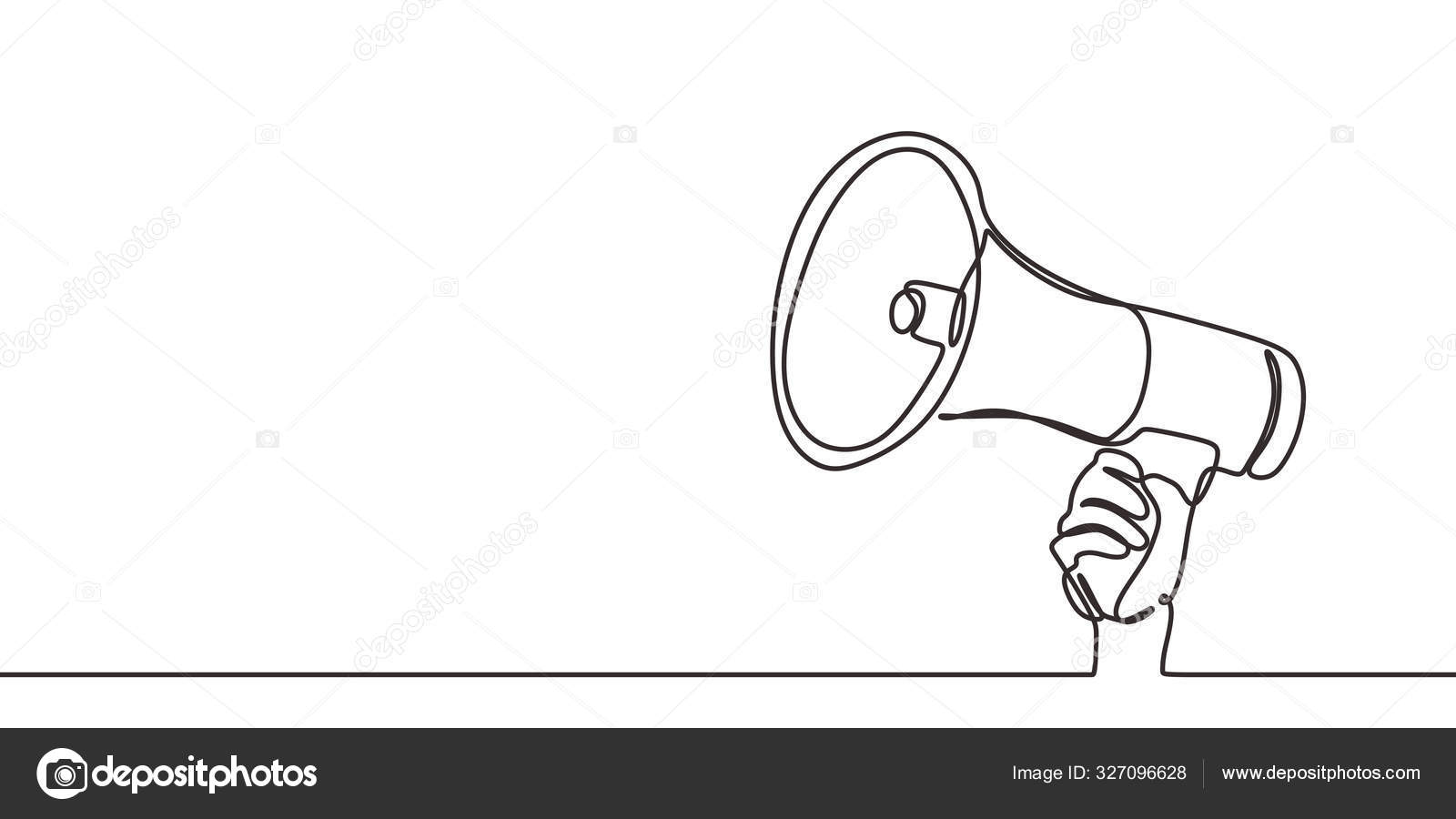 Announcement Banner Clipart Black