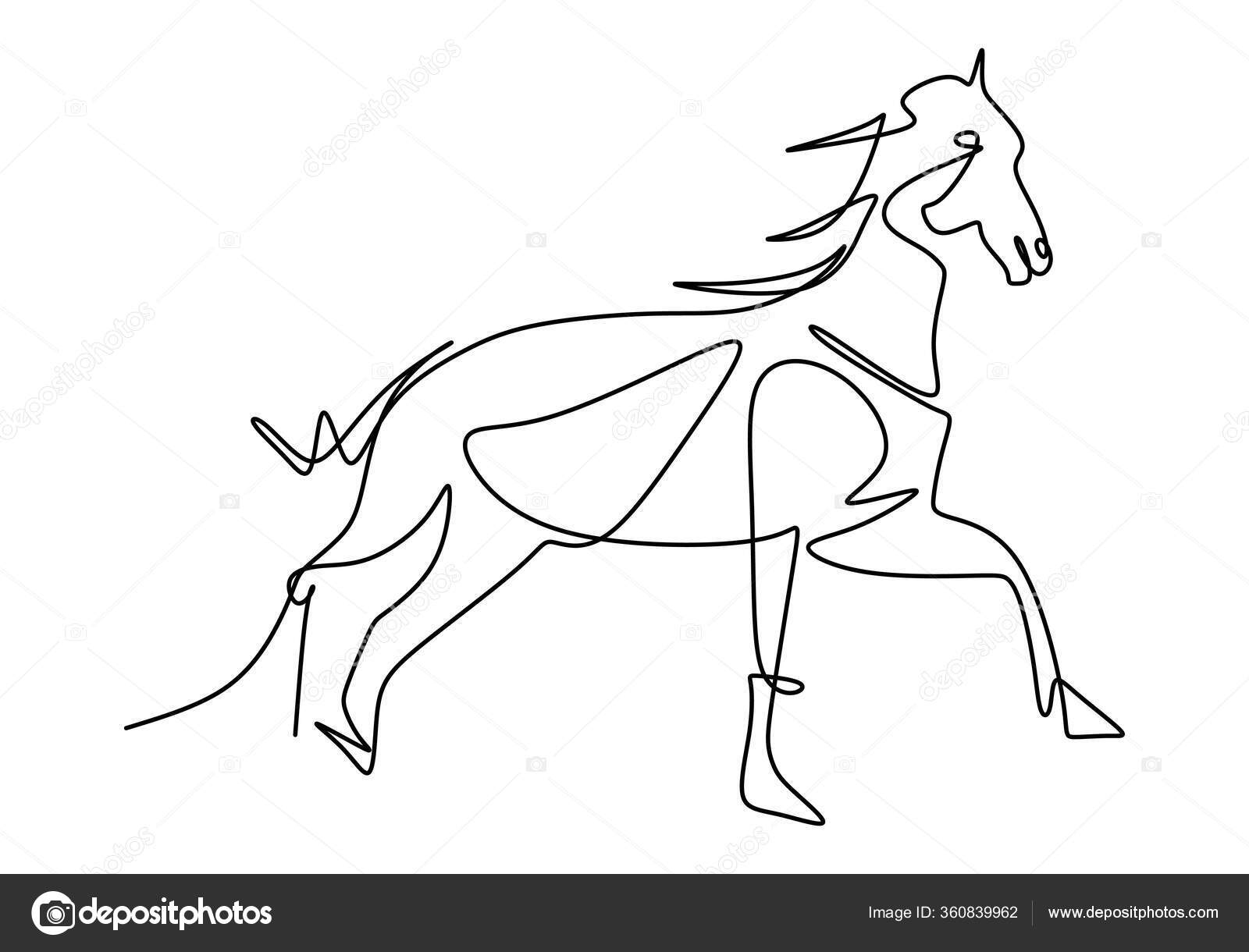 Løpende Hest Tegning HestekLøa As