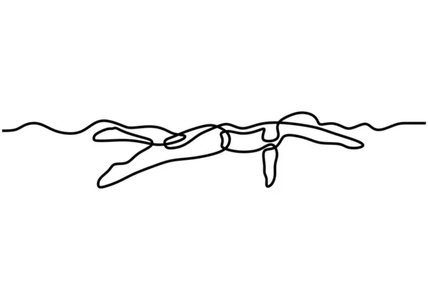 Continuous One Single Line Sky Cloud Isolated White Background Stock ...