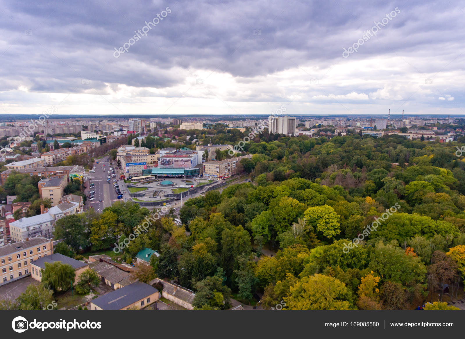 Vinnytsia Ukraine - October 07, 2017: Beautiful scenery on the city ...