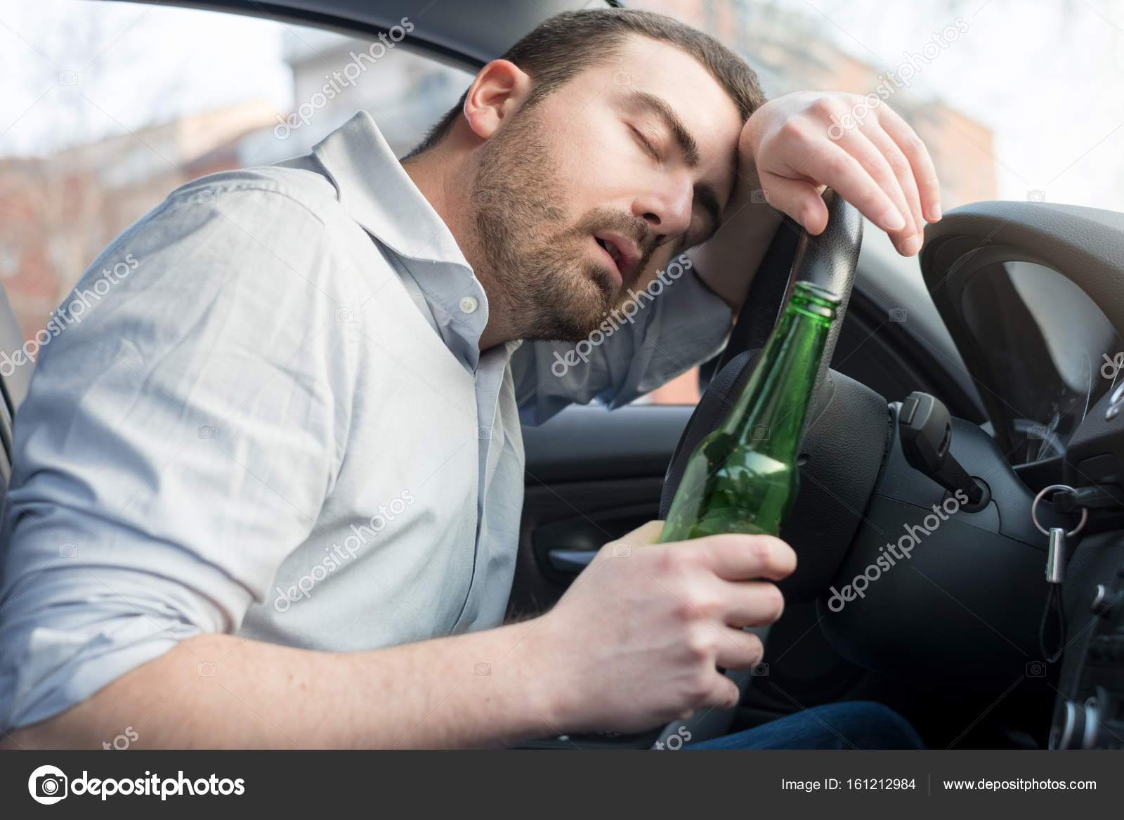 Drunk Person Driving A Car