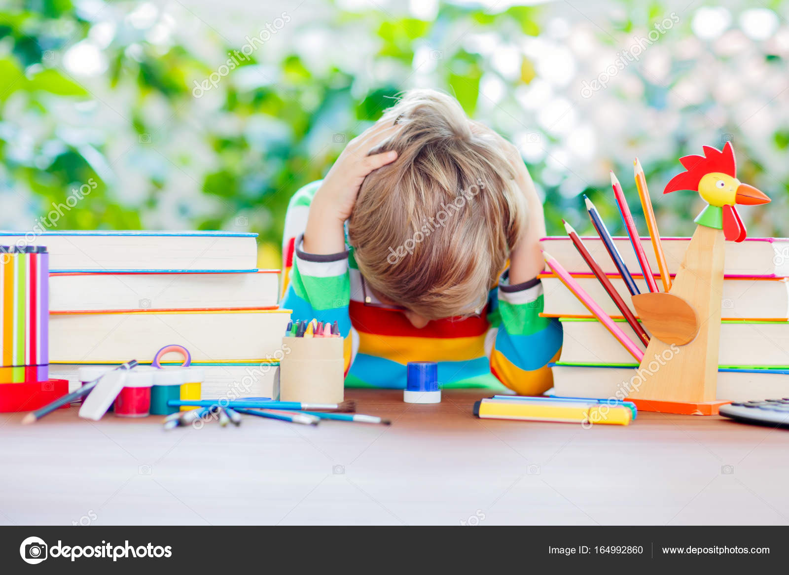 Sad Children In School