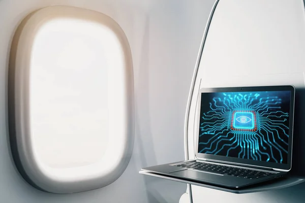 Computer inside plane Stock Photos, Royalty Free Computer inside plane ...
