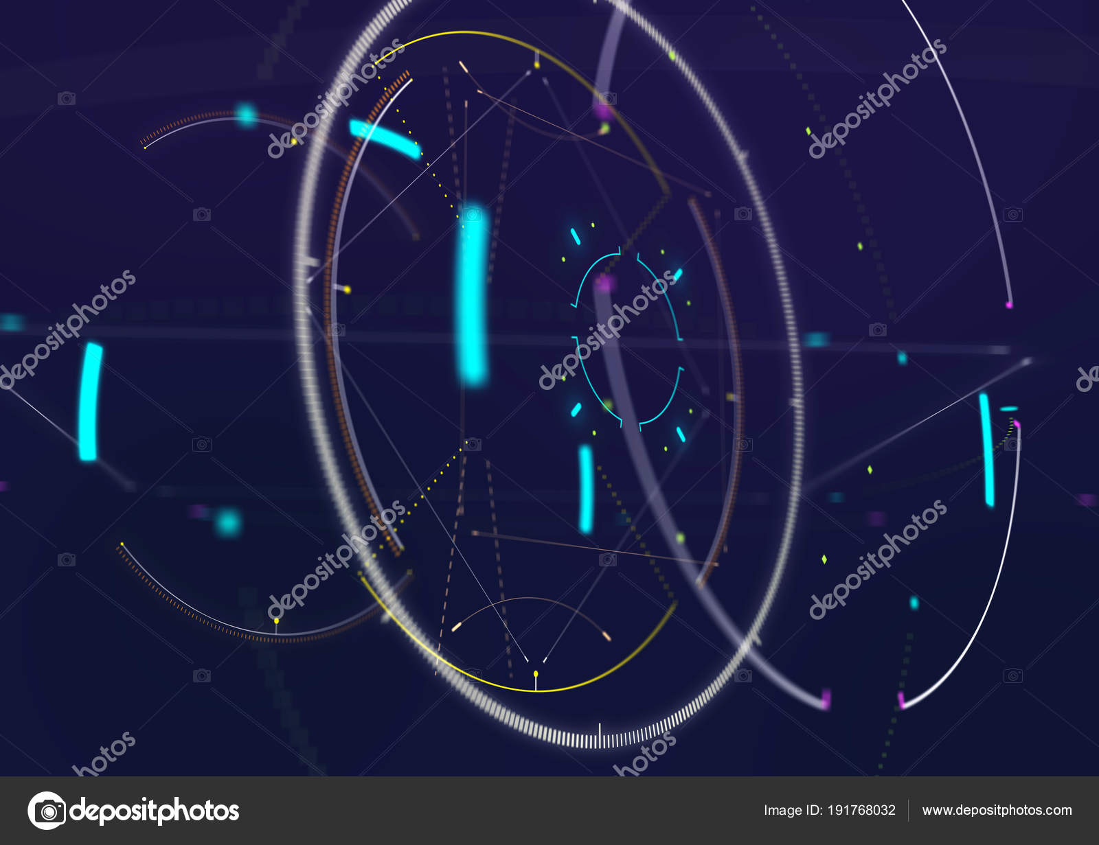 Abstract techno futuristic background Stock Photo by ©Ruliz 191768032