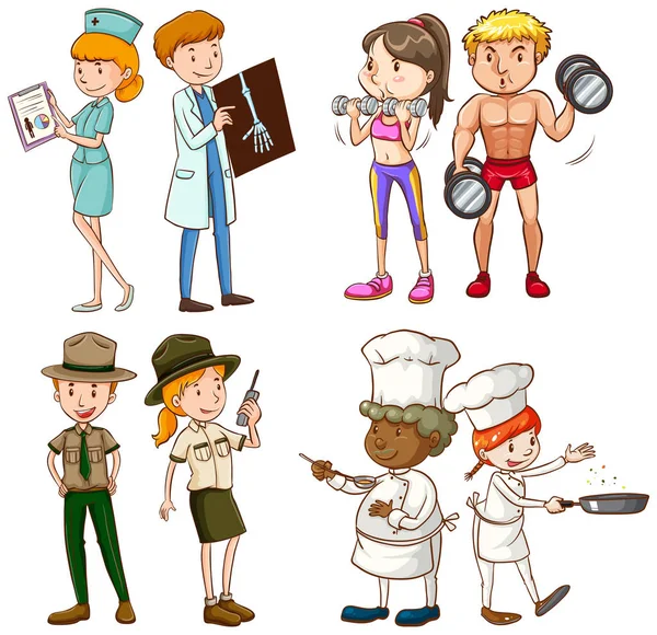People doing different jobs — Stock Vector © blueringmedia #134363660 People doing different jobs — Stock Vector © blueringmedia #134363660