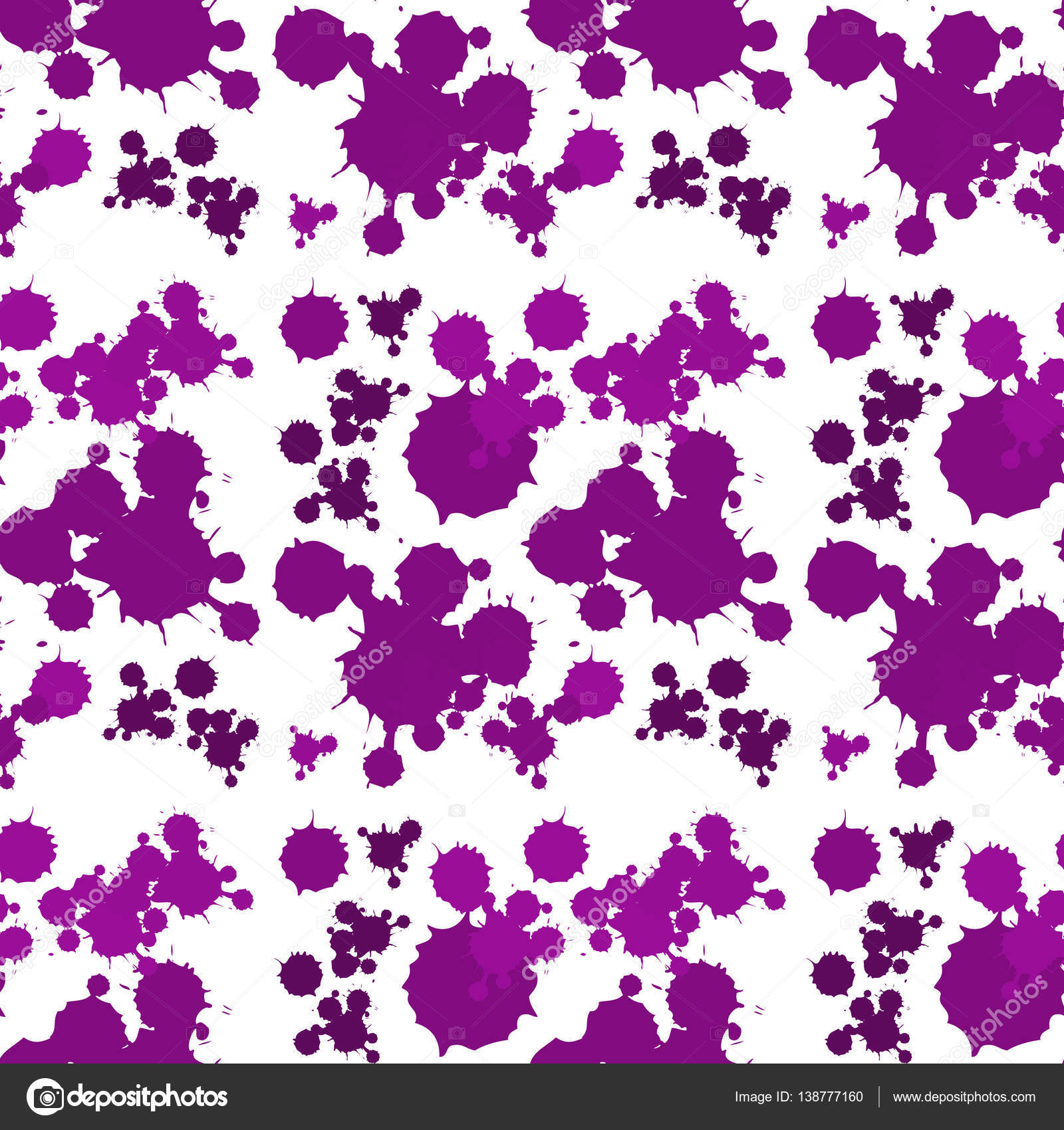 Seamless background design with purple splash Stock Vector Image by ...
