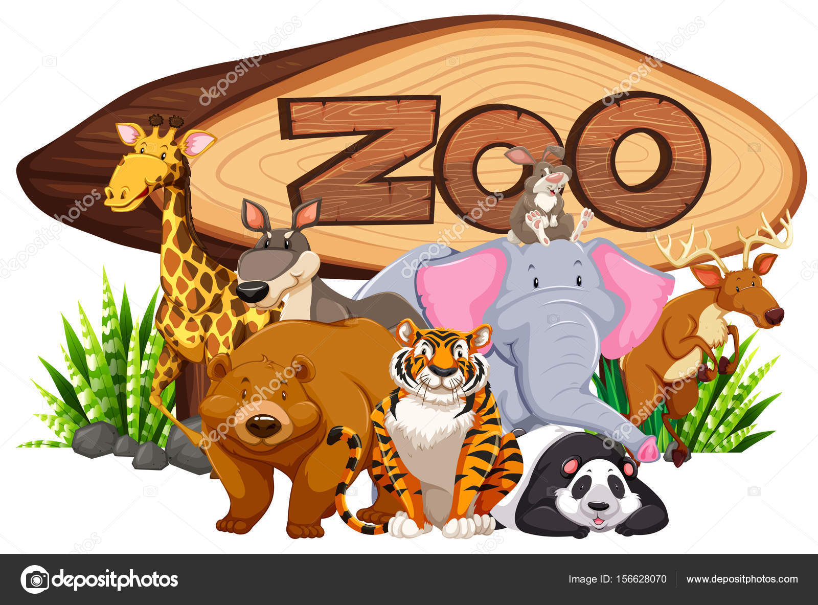 Zoo Sign Cartoon