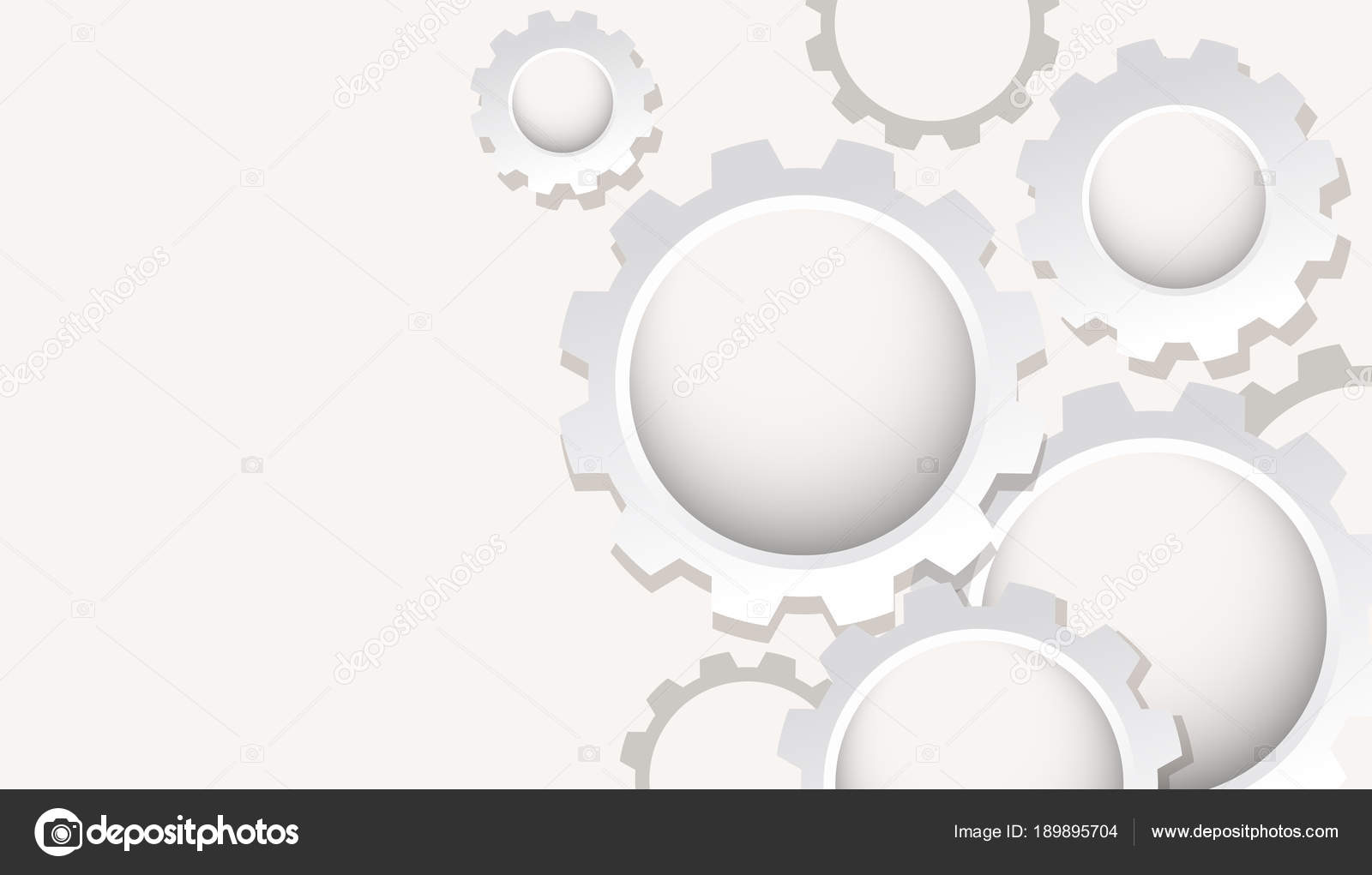 Engineering theme background design with gears Stock Vector Image by ...