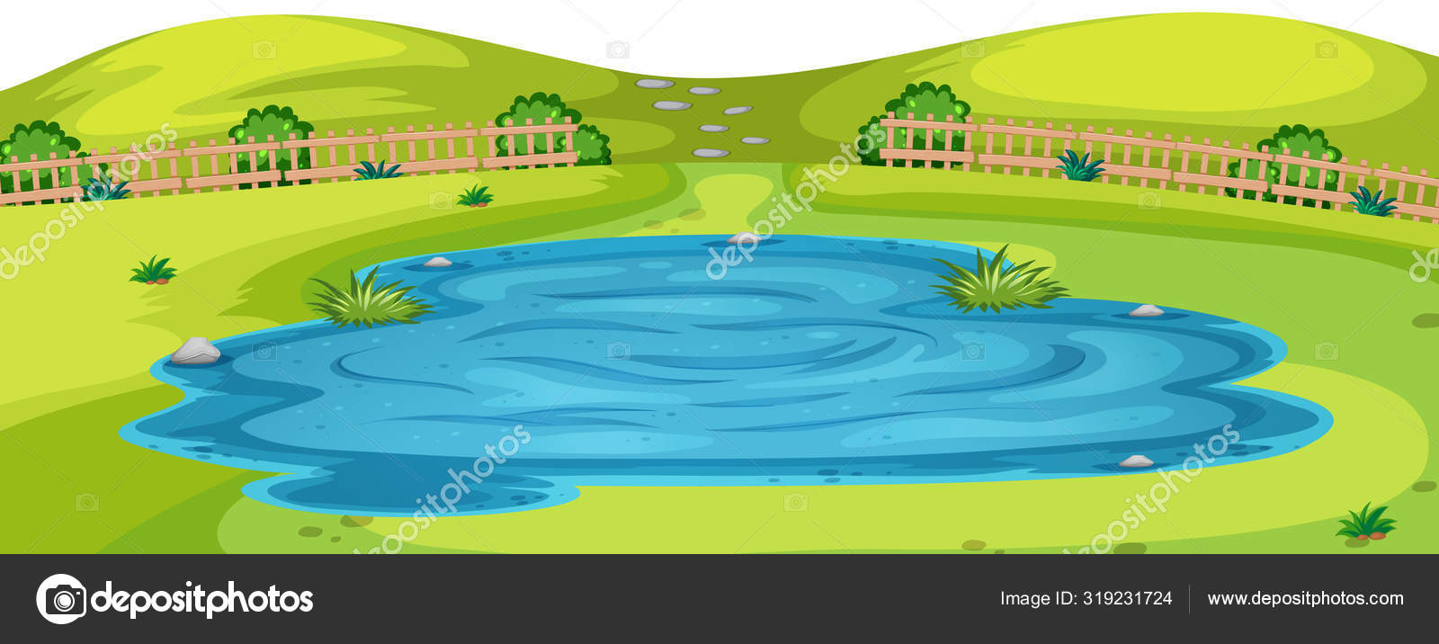 Pond Clip Art