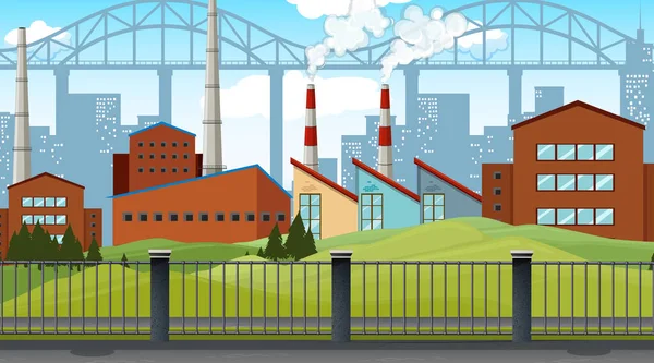 Factory site background scene Stock Vector Image by ©blueringmedia ... Factory site background scene Stock Vector Image by ©blueringmedia ...