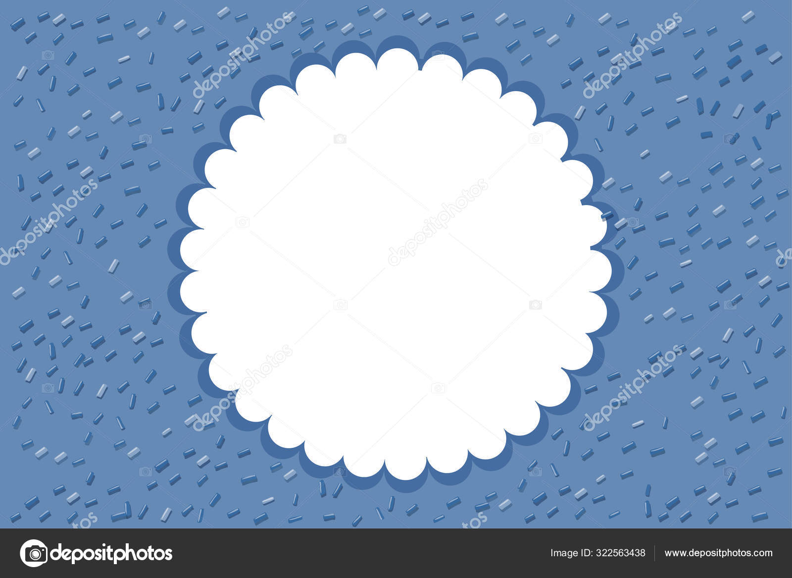 Blue background with round frame Stock Vector Image by ©blueringmedia ...