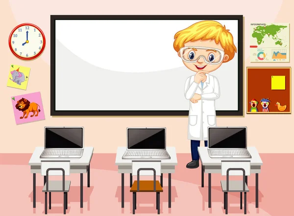 Cartoon science teacher Vector Art Stock Images | Depositphotos