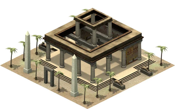 Isometric platform of ancient Egypt — Stock Photo © fredmantel #148424007