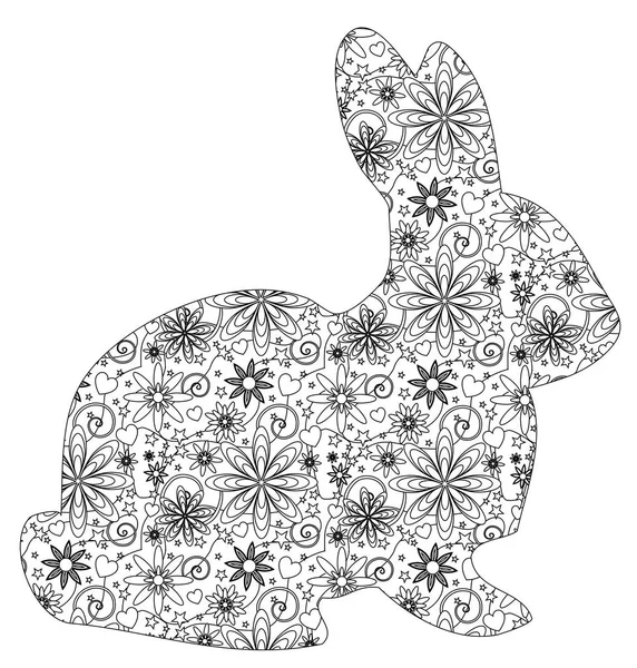 Easter rabbit zentangle illustration Stock Illustration by ©jamesstar ...