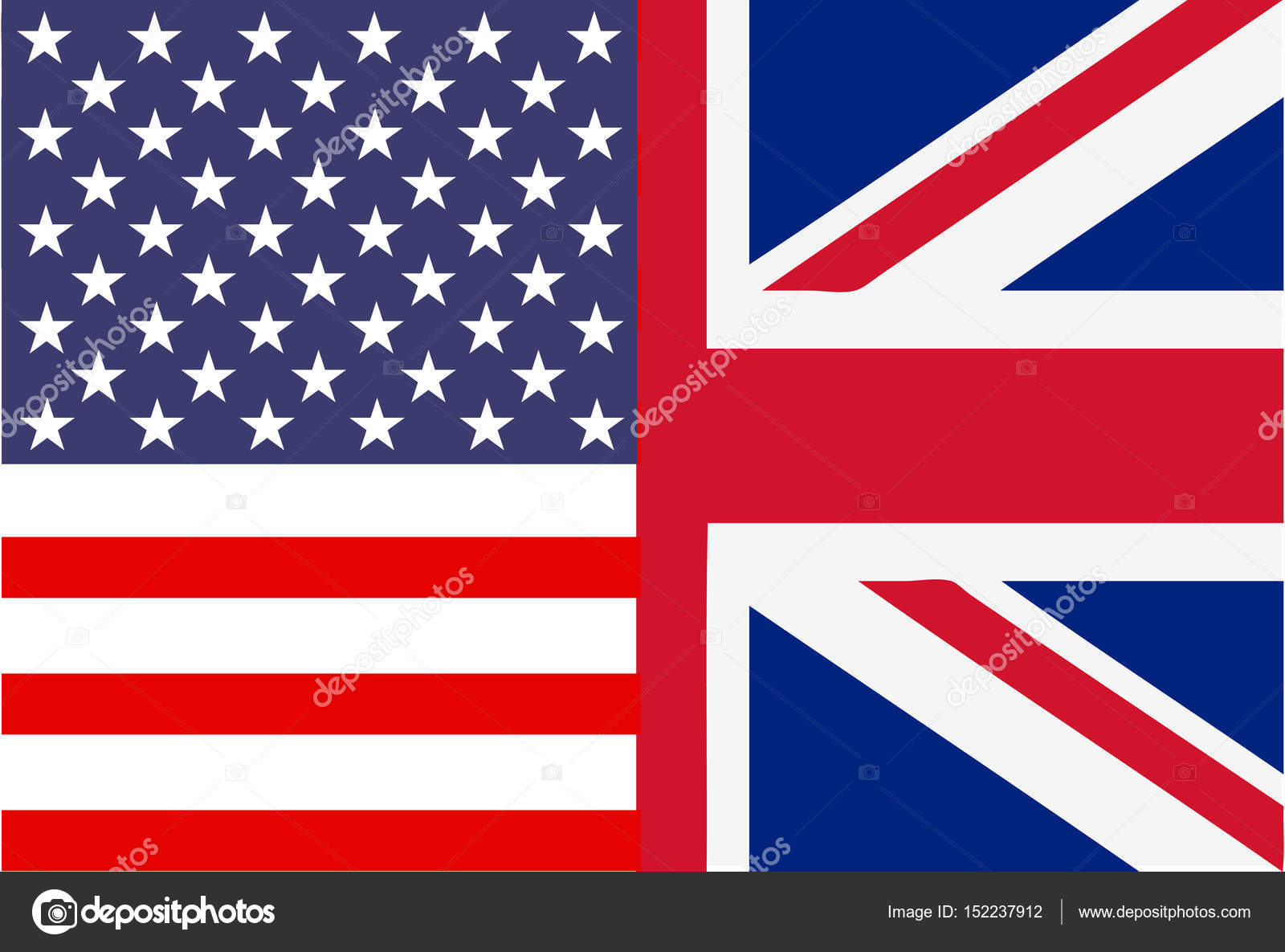 Stars and stripes and union jack — Stock Photo © jamesstar #152237912