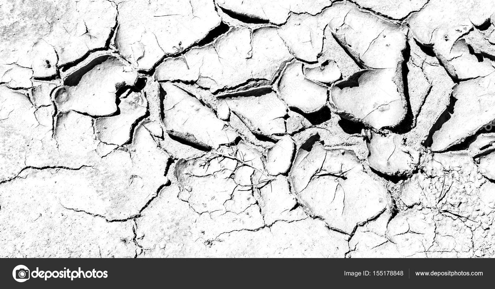 Black White Abstract Dried Ground Texture Oman Rub Khali — Stock Photo ...