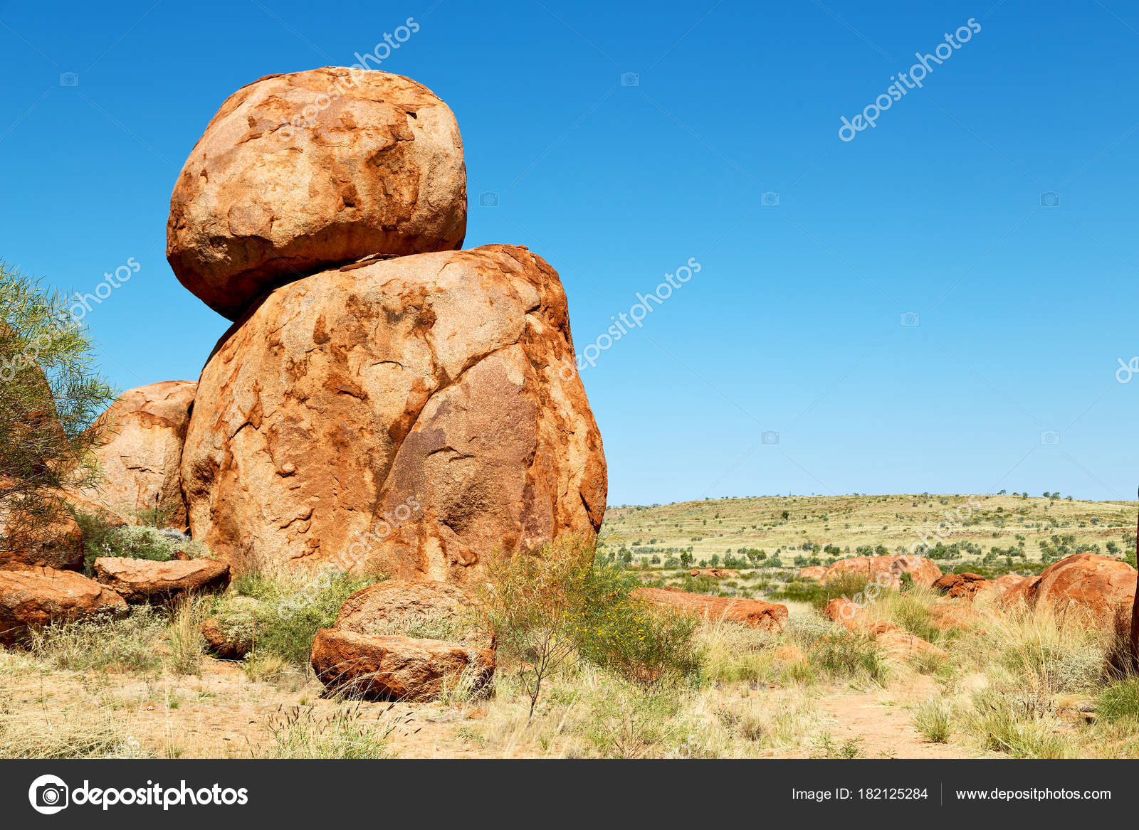 Australia Rocks Devil Marble Northern Territory — Stock Photo © lkpro ...