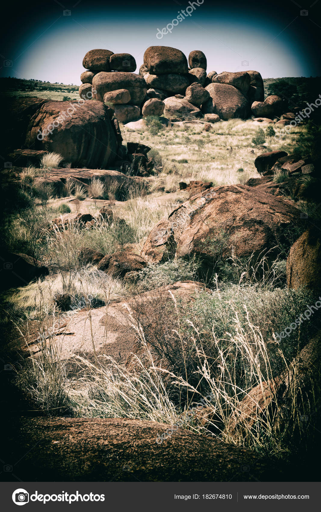 Australia Rocks Devil Marble Northern Territory — Stock Photo © lkpro ...