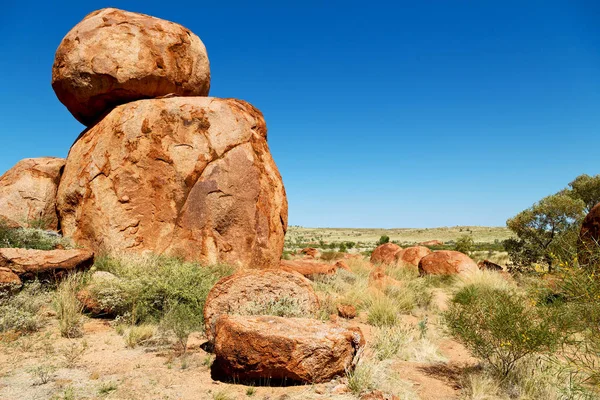 Australia Rocks Devil Marble Northern Territory — Stock Photo © lkpro ...