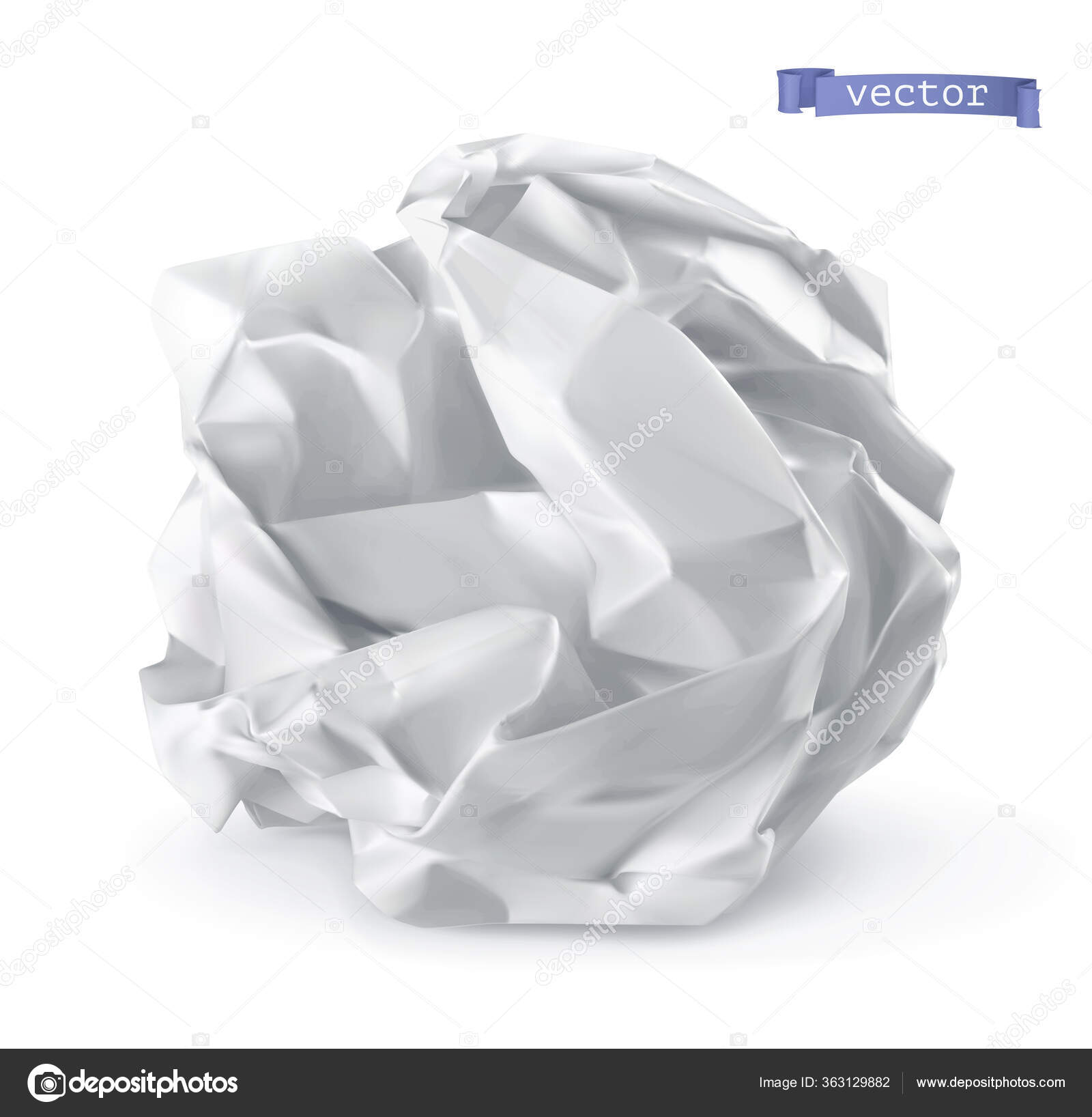 Paper Ball Clipart Image