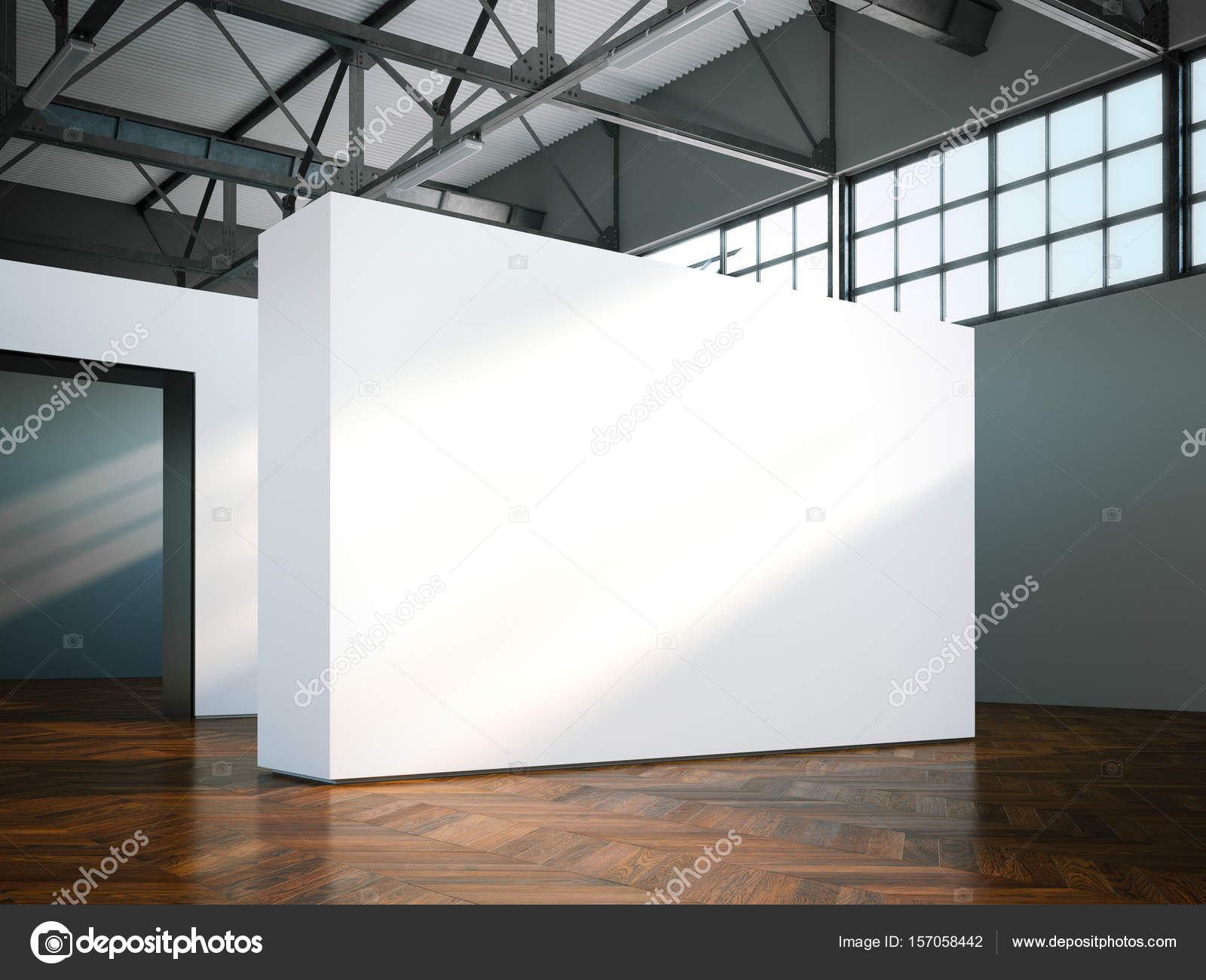 Blank Museum Wall