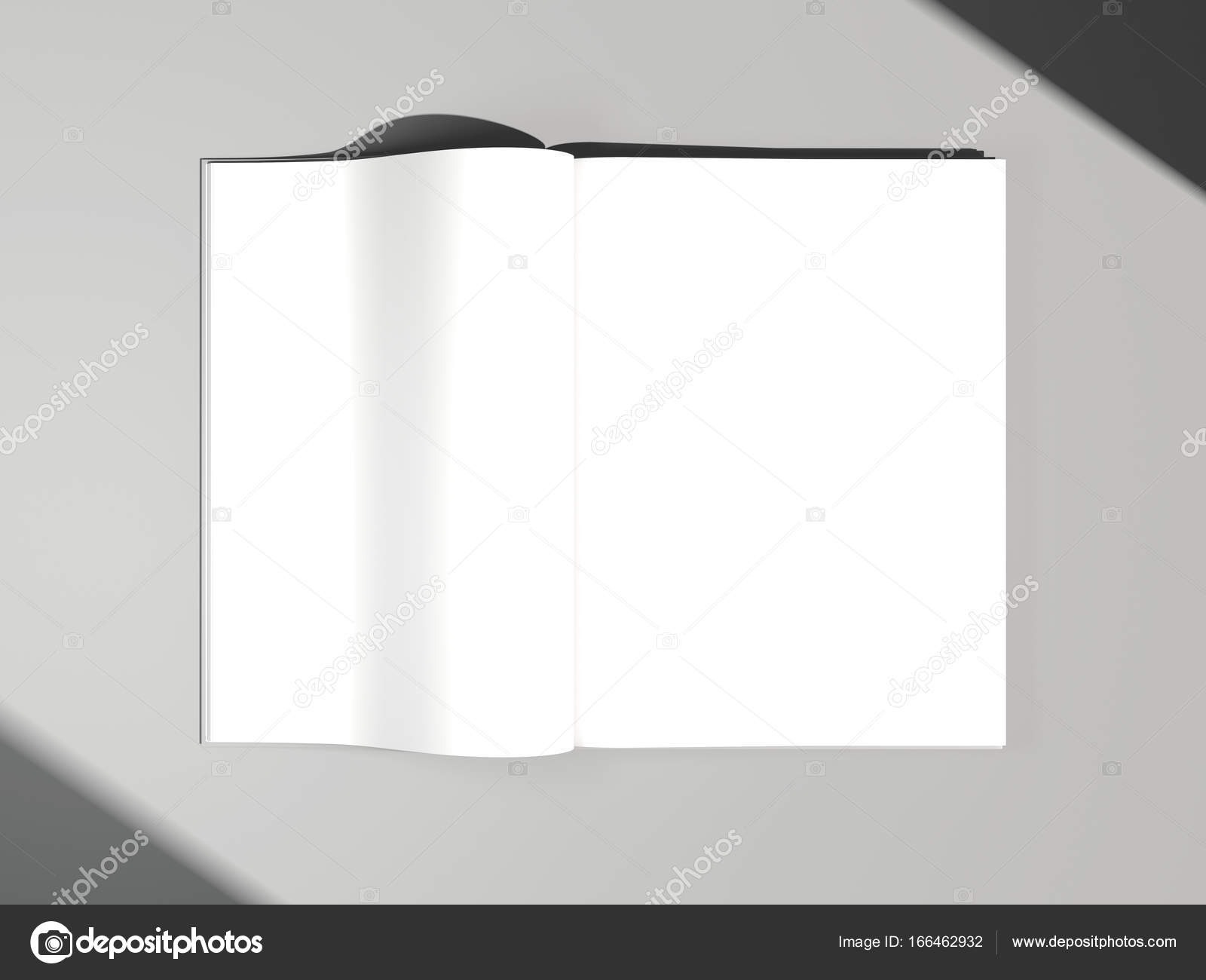 Magazine with white papers. 3d rendering — Stock Photo © ekostsov ...
