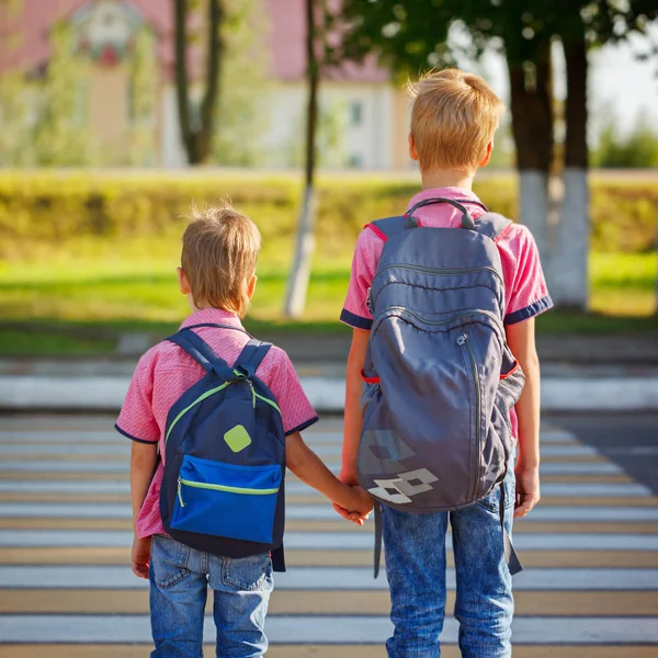 Kids with backpacks Stock Photos, Royalty Free Kids with backpacks ...