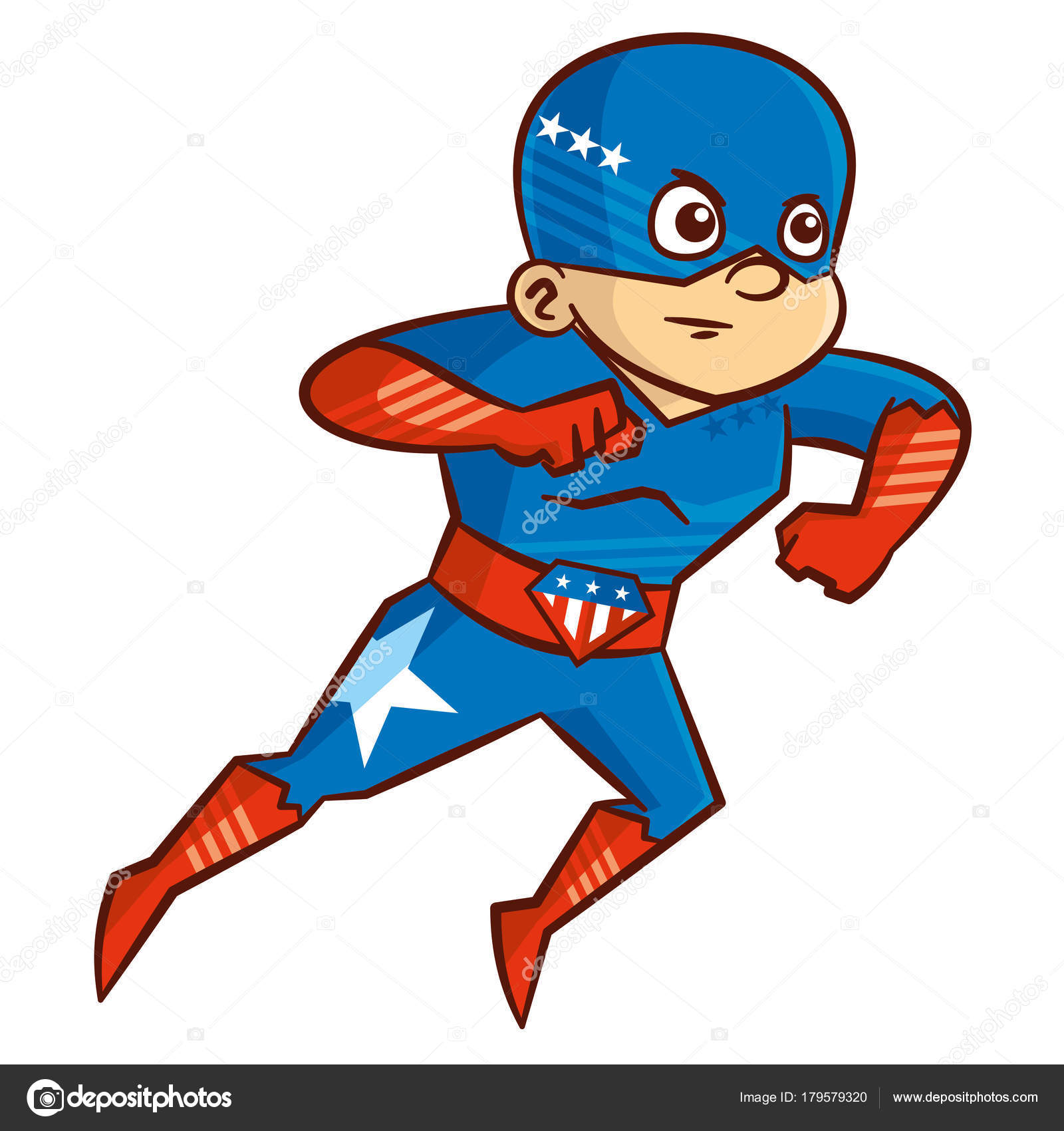 Jongen Superheld Cartoon 19 Dad Superhero Cartoon Stock Photos,