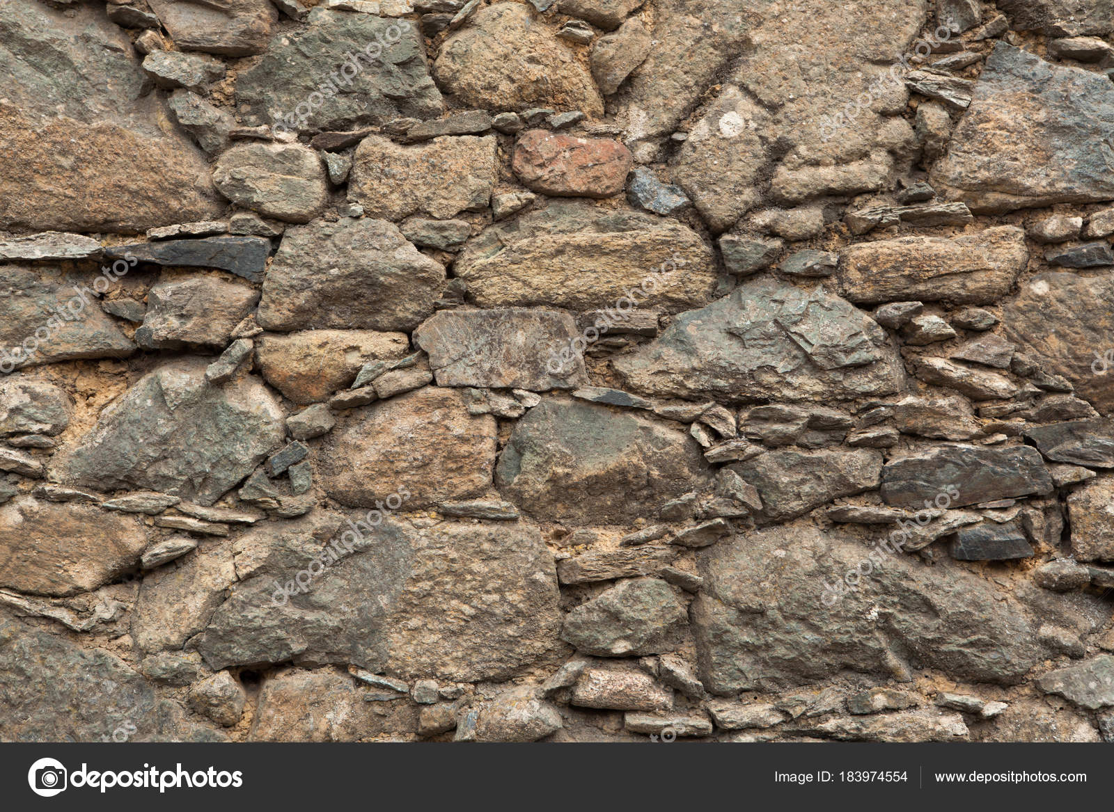 Old Grey Stone Masonry Wall Stock Photo by ©wrangel 183974554