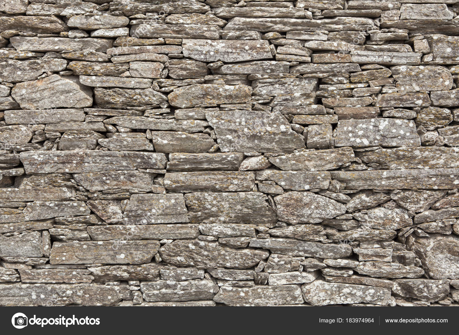 Old Grey Stone Masonry Wall Stock Photo by ©wrangel 183974964