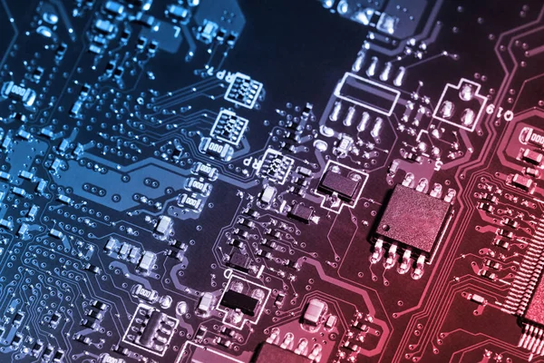 A close-up microchip - Stock Image - Everypixel