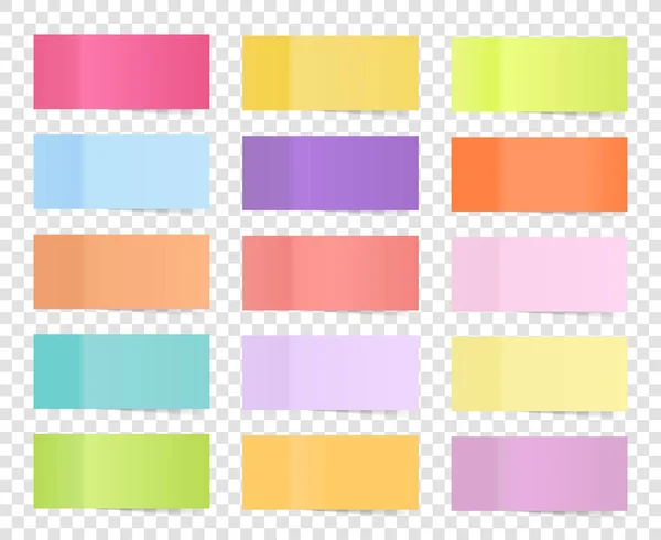 Post Note Sticker Vector. Isolated Set. Eraser And Pencil. Good For ...