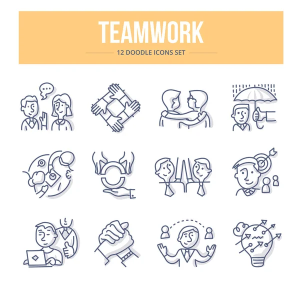 Career & Leadership Doodle Icons Stock Vector Image by ©koctia #121158300