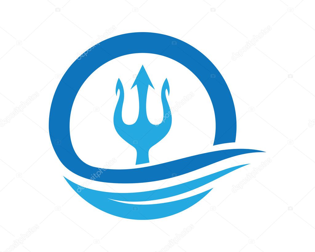 Trisula logo template — Stock Vector © elaelo #134766560